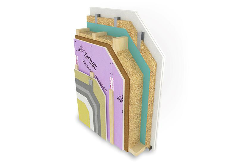 Murs porteurs à ossature bois - REI 60 - WEATHER DEFENCE® BD20 et 2 ...