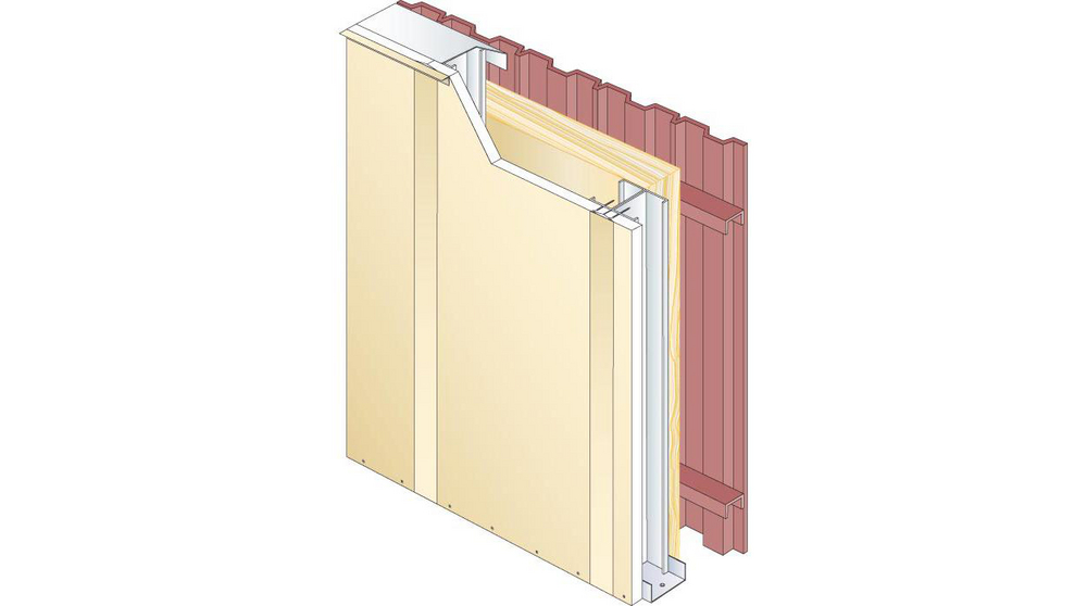 Contre-cloison PRÉGYMÉTAL Industrie - 1 BA25 S Twin - M125-50 - Isolant - Siniat France